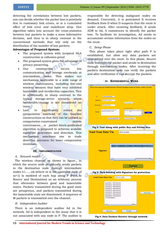 Using Homomorphism Linear Signature Auditing Detection Of Routing Packet Drop Attack Pdf