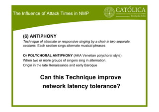 BASIC PRINCIPLES OF NETWORKED MUSIC PERFORMANCE | PDF