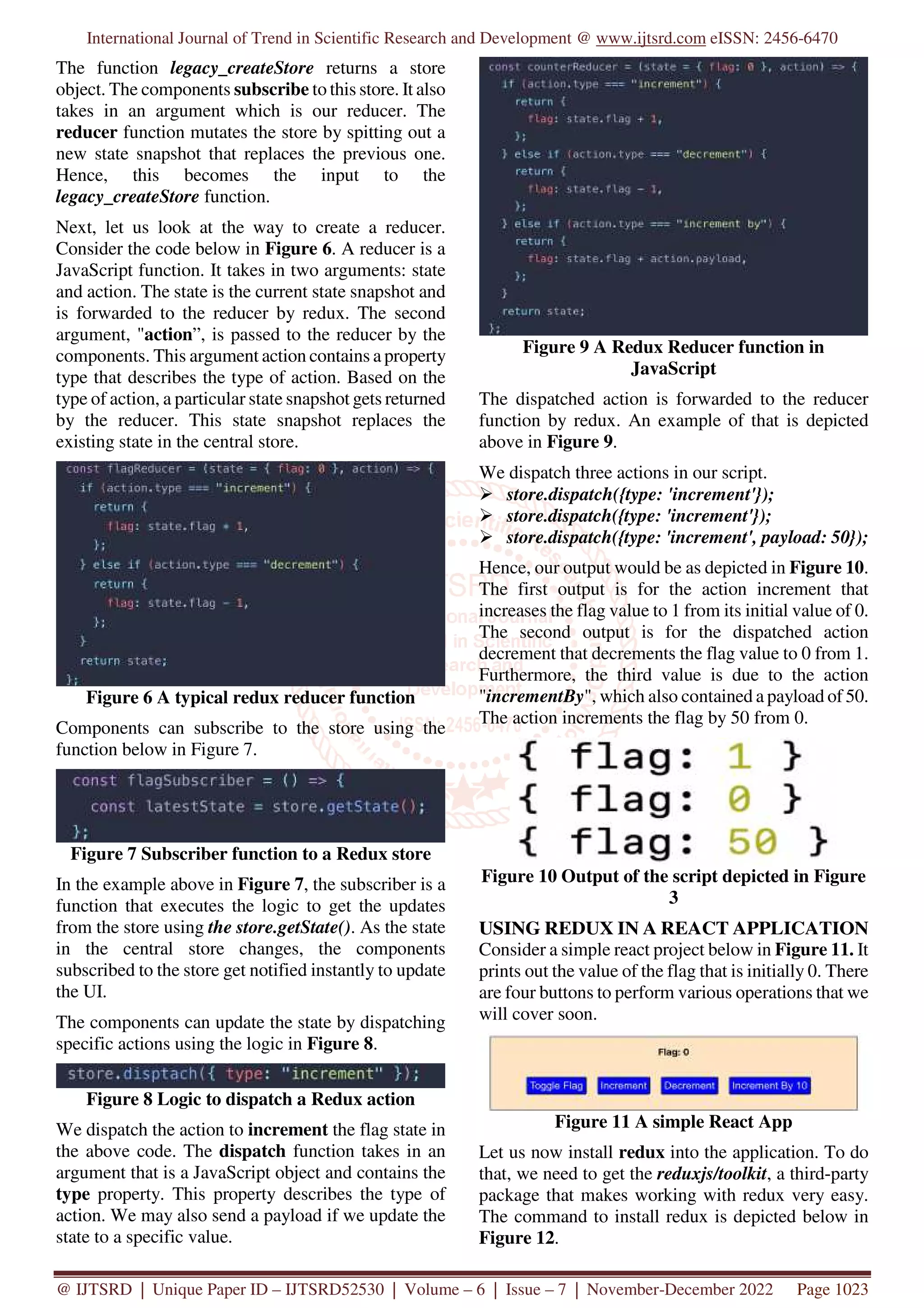 Redux State Management System A Comprehensive Review | PDF