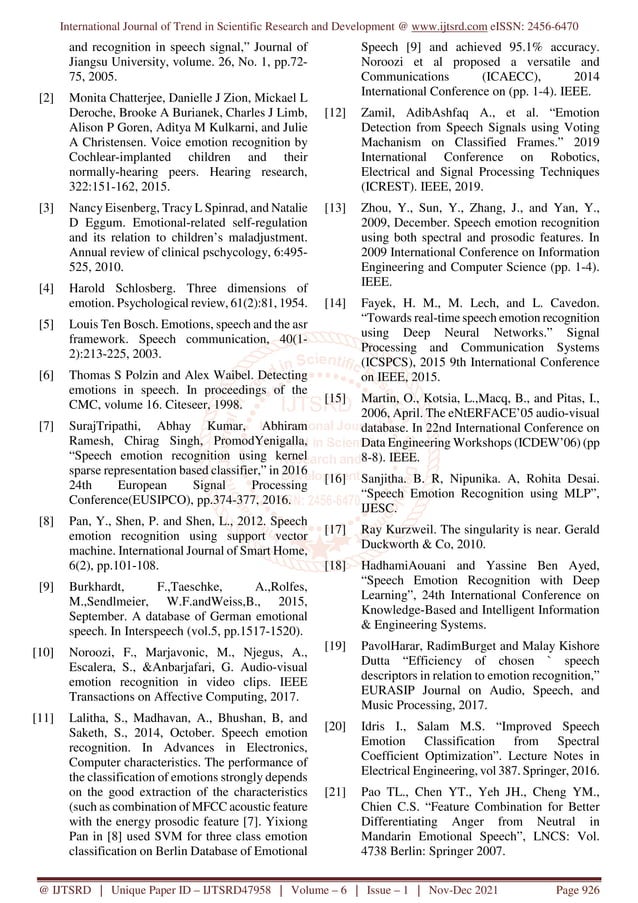 Speech Emotion Recognition Using Neural Networks Pdf