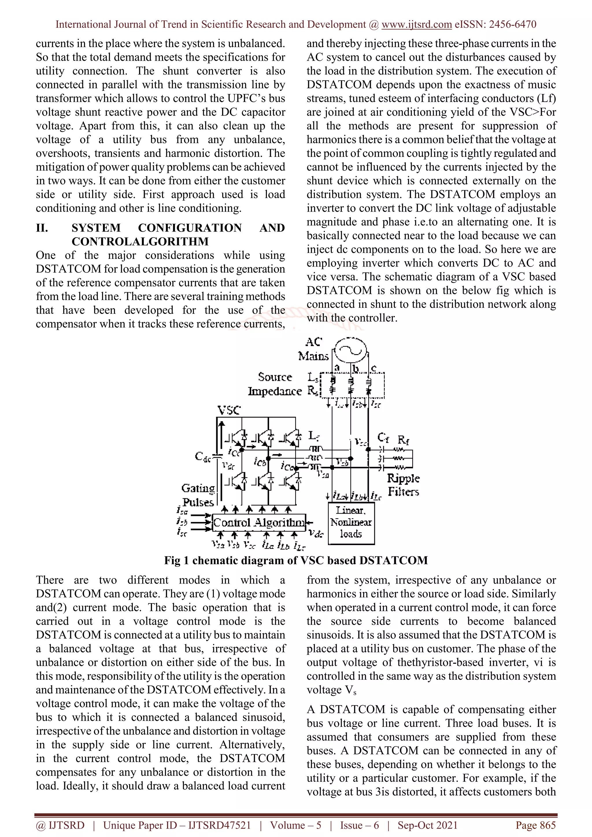 To Study, Analysis and Implementation of Power Quality Improvement Using DSTATCOM with ANN Back ...
