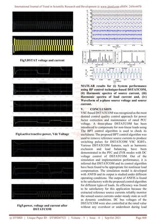 To Study, Analysis and Implementation of Power Quality Improvement Using DSTATCOM with ANN Back ...