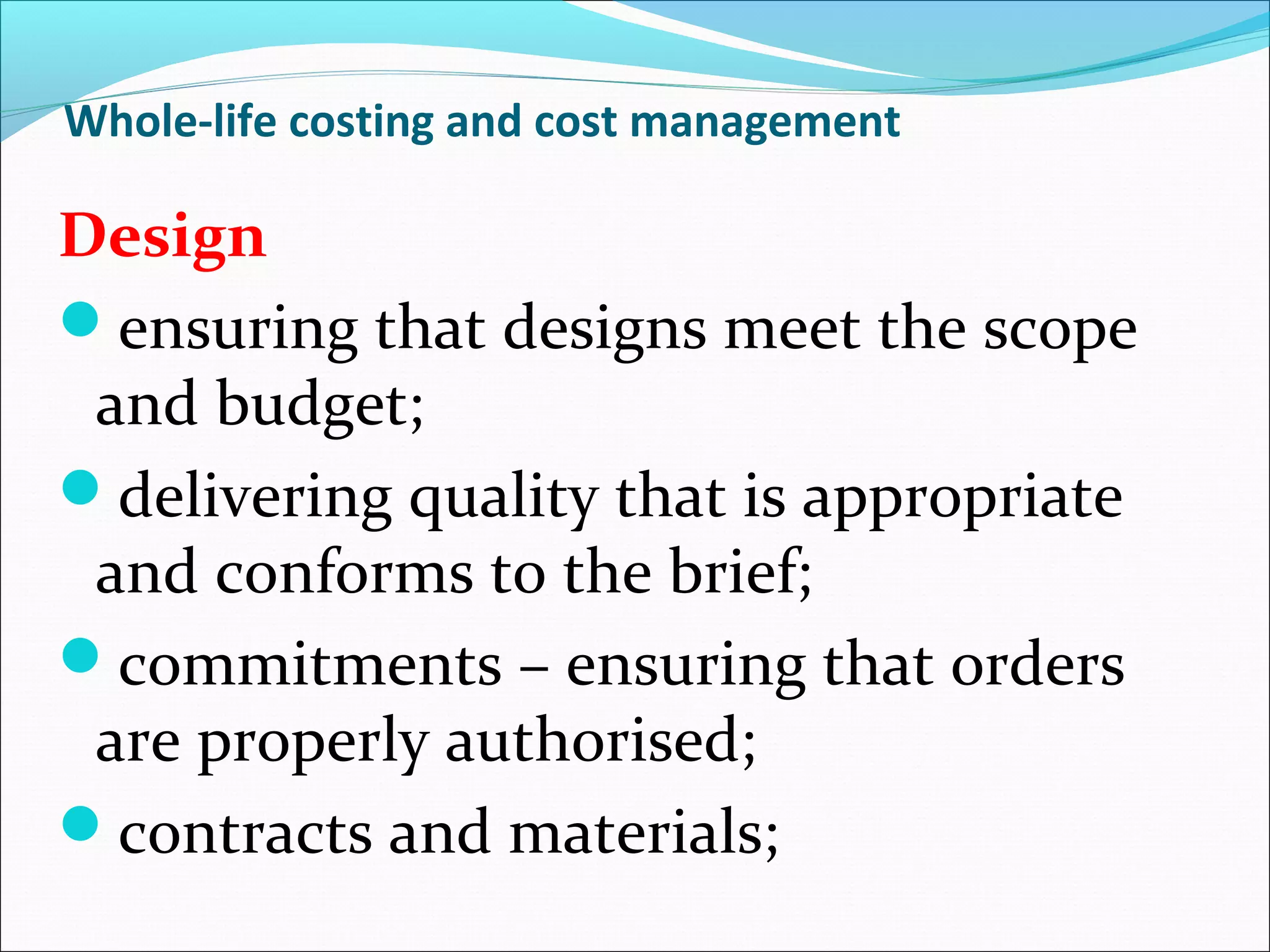 133 whole life costing | PPT
