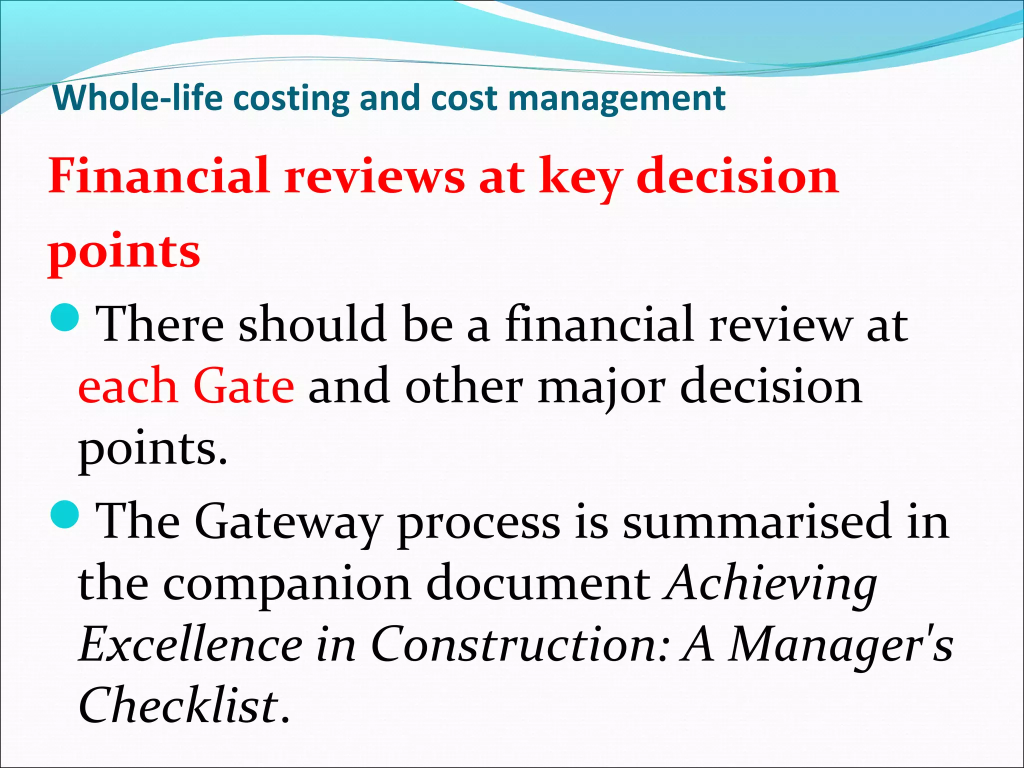 133 whole life costing | PPT