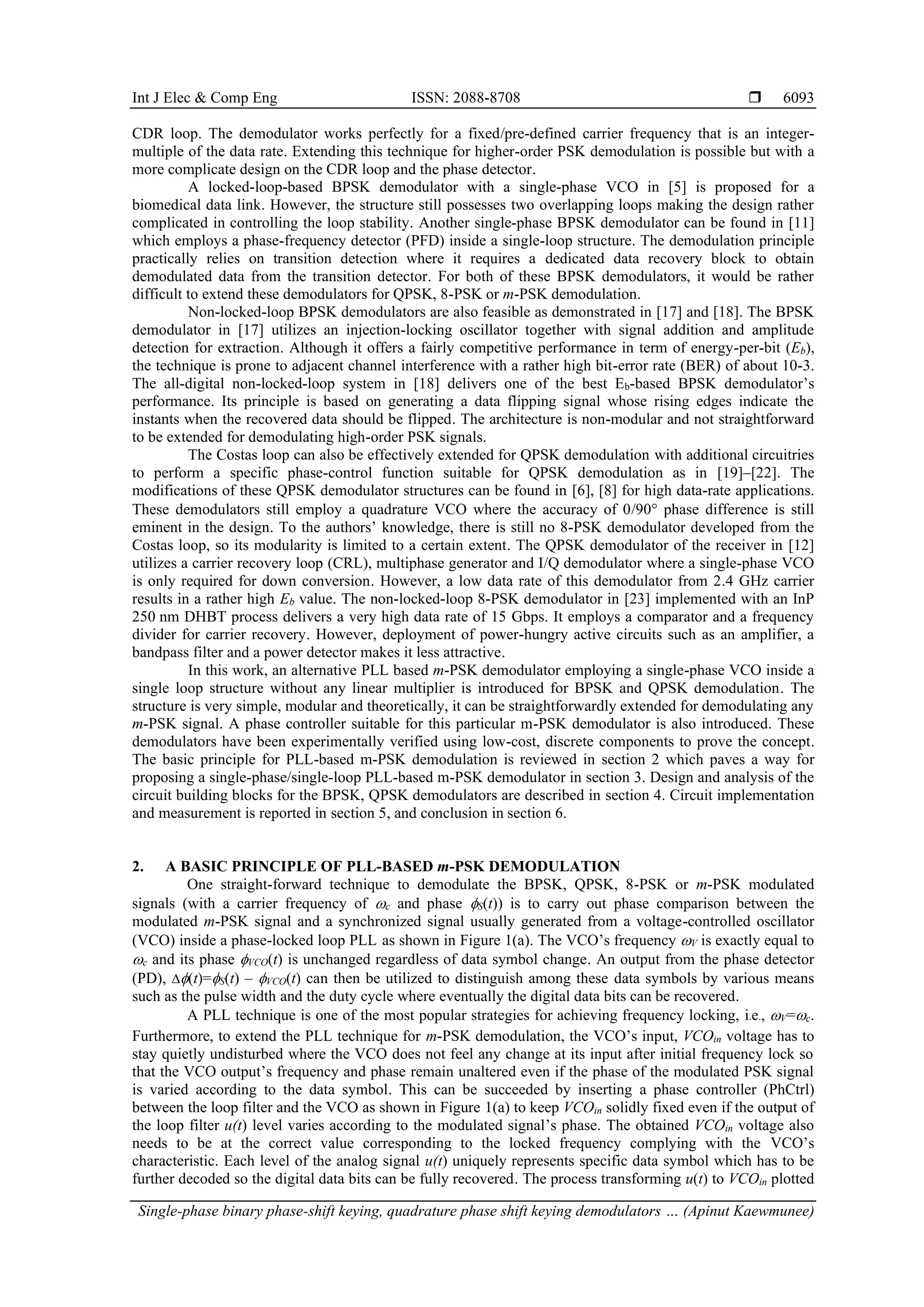 Single-phase binary phase-shift keying, quadrature phase shift keying ...