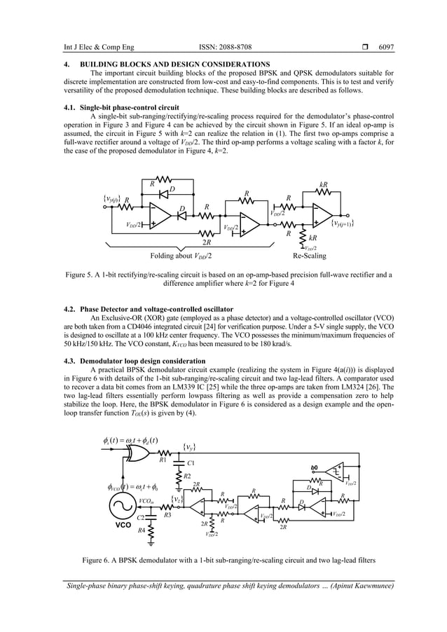 Single-phase binary phase-shift keying, quadrature phase shift keying demodulators using an XOR ...