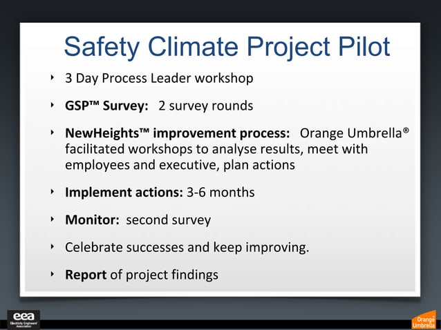 Bringing Safety Climate Theory to Life in the Electrical Industry | PPTX