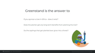 Greenstand - Addressing Poverty and Climate Change | PPTX
