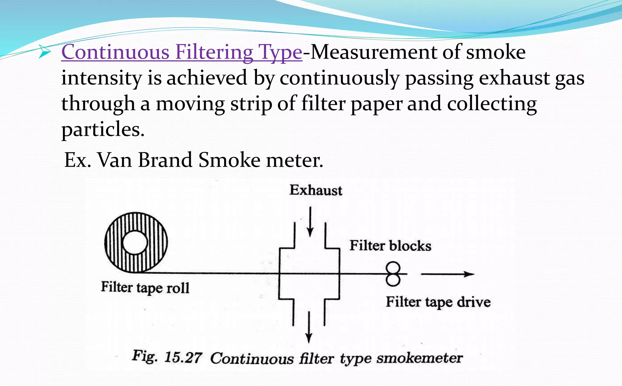 Measurement of Smoke Density using Bosch type smoke meter | PPTX