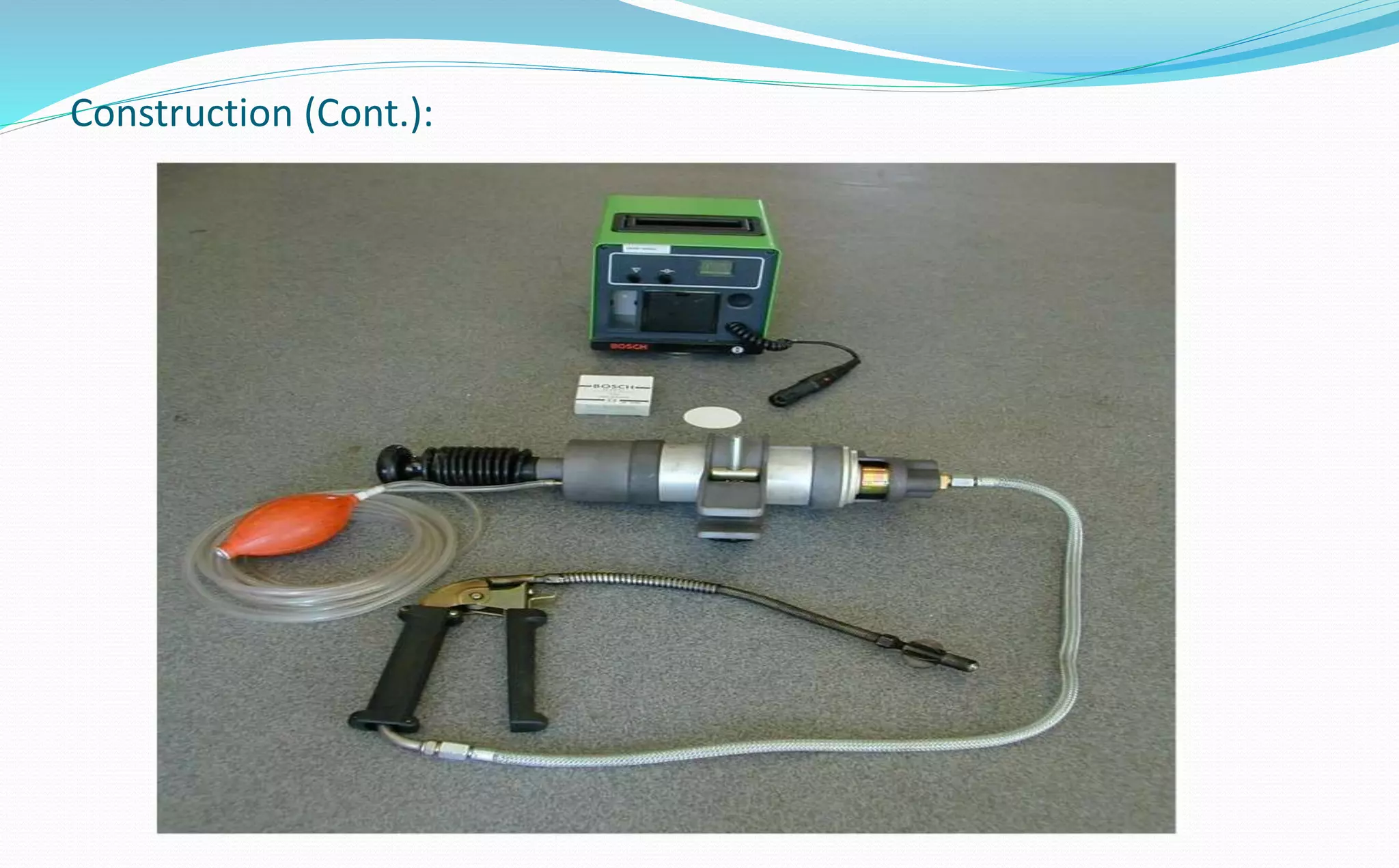Measurement of Smoke Density using Bosch type smoke meter | PPTX