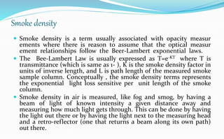 Measurement of Smoke Density using Bosch type smoke meter | PPTX