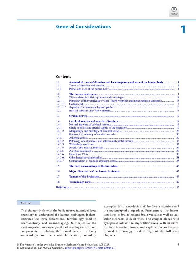 The Human Brainstem Anatomy and Pathology Schröder | PDF