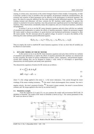 An Application of Ulam-Hyers Stability in DC Motors | PDF