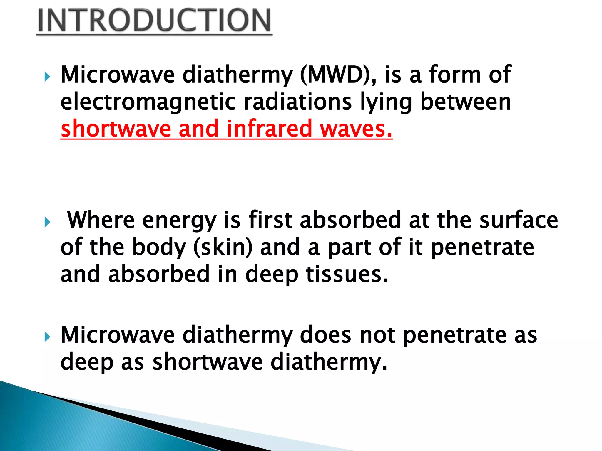 microwave diathermy | PPTX