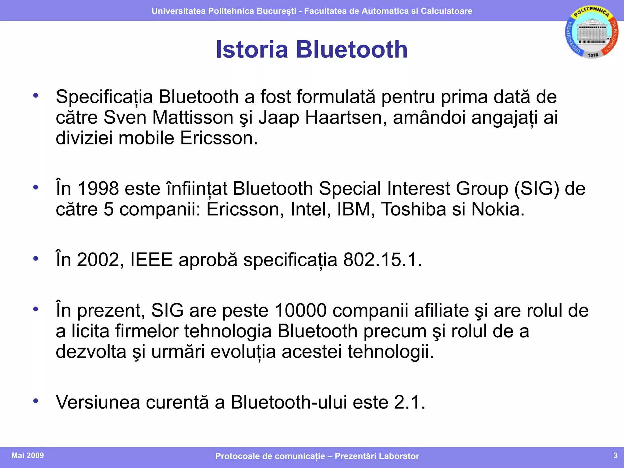 The Bluetooth Protocol | PPT