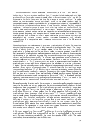 Clock Synchronization using Truncated Mean and Whale Optimization for Clustered Sensor Networks ...