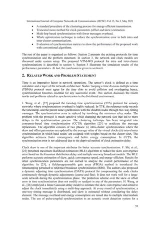 Clock Synchronization using Truncated Mean and Whale Optimization for Clustered Sensor Networks ...