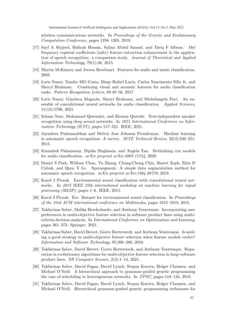 Investigating Multi-Feature Selection and Ensembling for Audio Classification | PDF