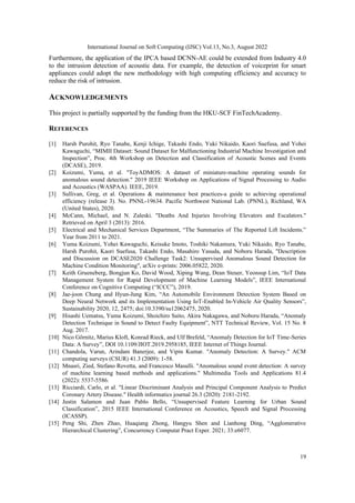 INTRODUCTION OF A NOVEL ANOMALOUS SOUND DETECTION METHODOLOGY | PDF
