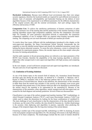 INTRODUCTION OF A NOVEL ANOMALOUS SOUND DETECTION METHODOLOGY | PDF