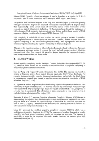 COMPLEXITY METRICS FOR STATECHART DIAGRAMS | PDF