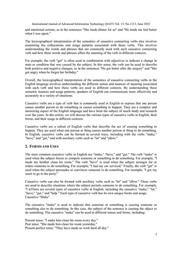 Types of Causative Verbs in English, Their Forms and Usage in Different ...