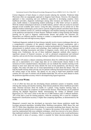 HEART DISEASE PREDICTION USING MACHINE LEARNING AND DEEP LEARNING | PDF