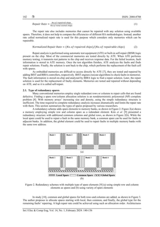 Memory built-in self-repair and correction for improving yield: a review | PDF