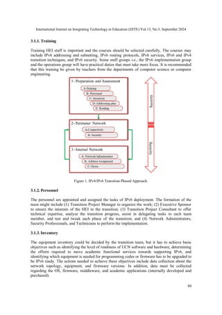 A FRAMEWORK FOR DEPLOYING IPV6 AT HIGHER EDUCATION INSTITUTIONS | PDF