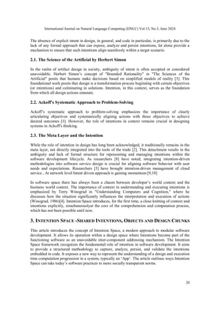 HUMAN INTENTION SPACE - NATURAL LANGUAGE PHRASE DRIVEN APPROACH TO PLACE SOCIAL COMPUTING ...