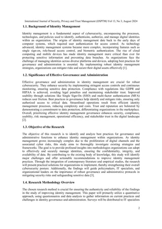 OPTIMIZING IDENTITY MANAGEMENT: KEY STRATEGIES FOR EFFECTIVE GOVERNANCE ...