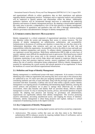 OPTIMIZING IDENTITY MANAGEMENT: KEY STRATEGIES FOR EFFECTIVE GOVERNANCE ...