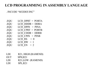 Lcd interface with atmega32 avr best.ppt