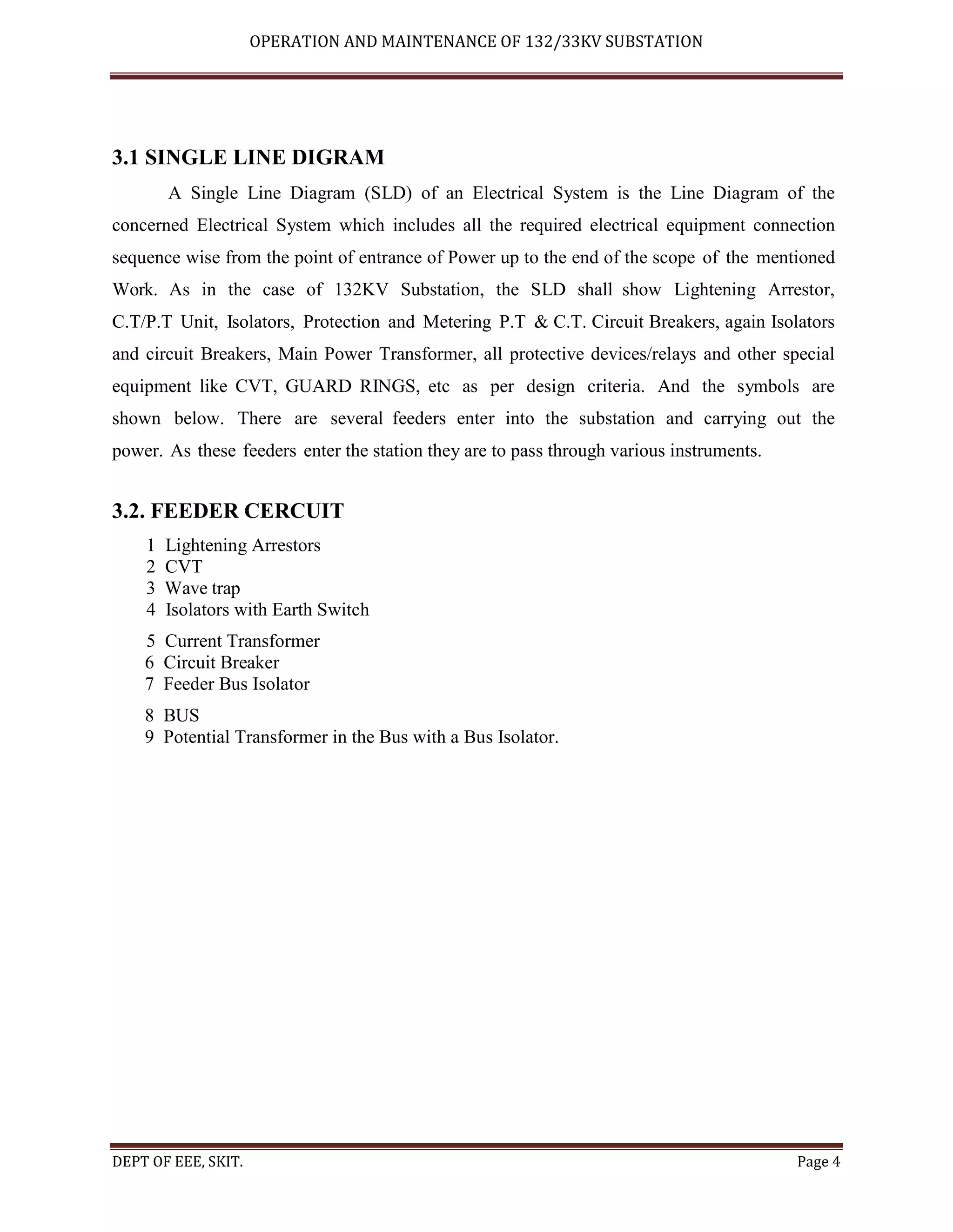 132 33kv substation documentation | PDF