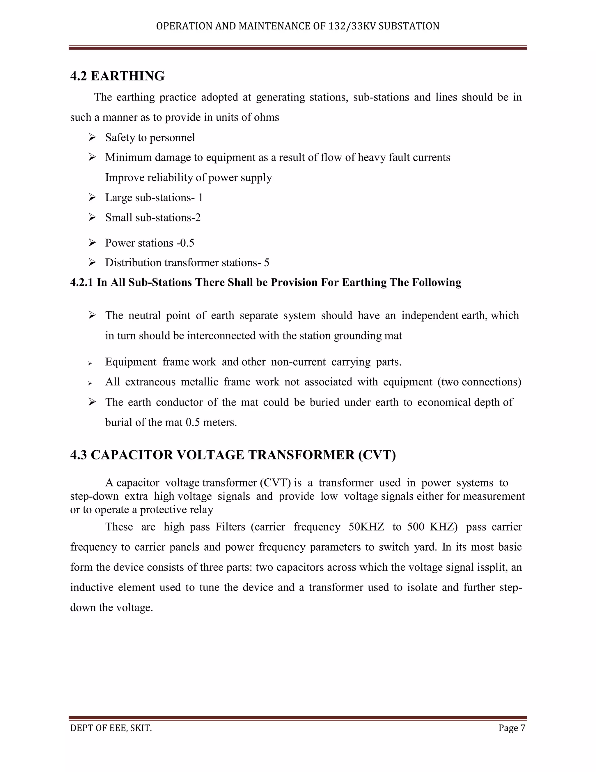 132 33kv substation documentation | PDF