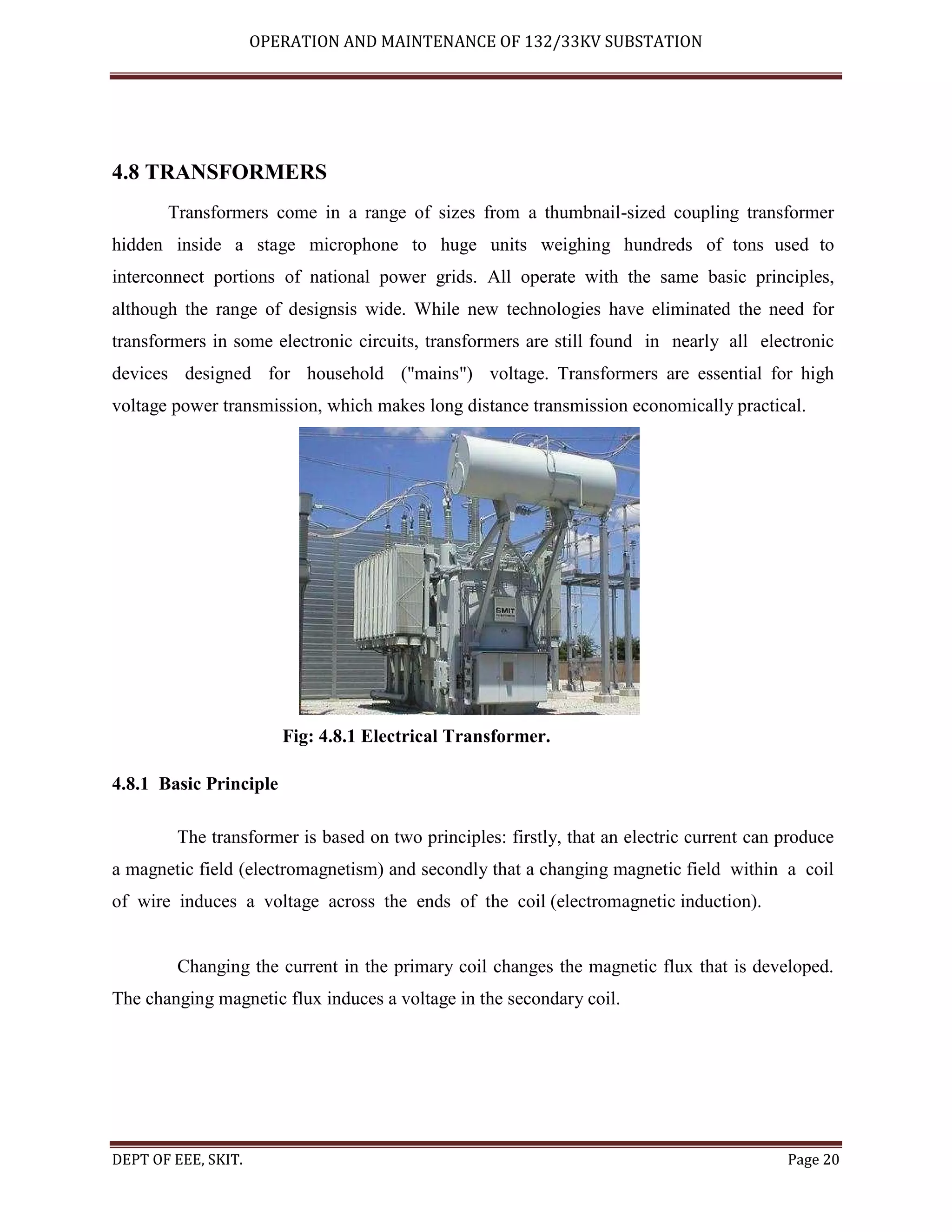 132 33kv substation documentation | PDF