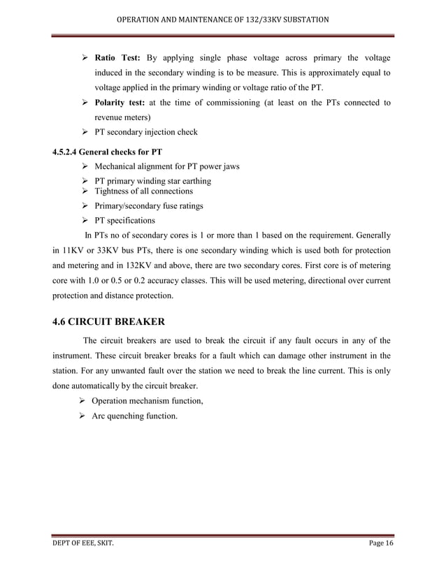 132 33kv substation documentation | PDF
