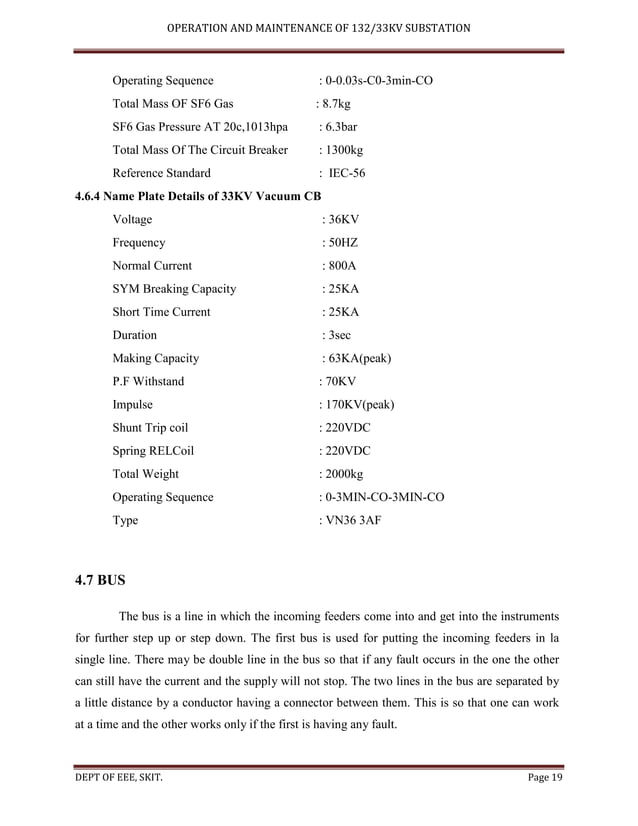132 33kv substation documentation | PDF