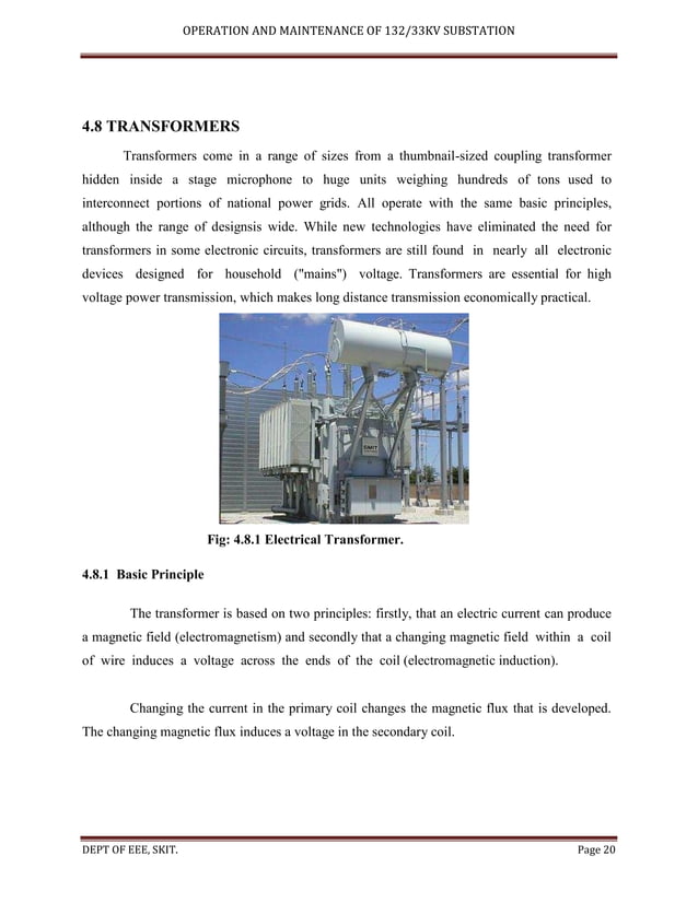 132 33kv substation documentation | PDF