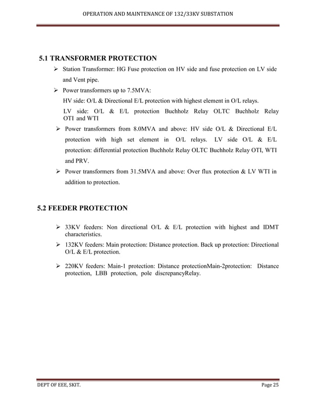 132 33kv substation documentation | PDF