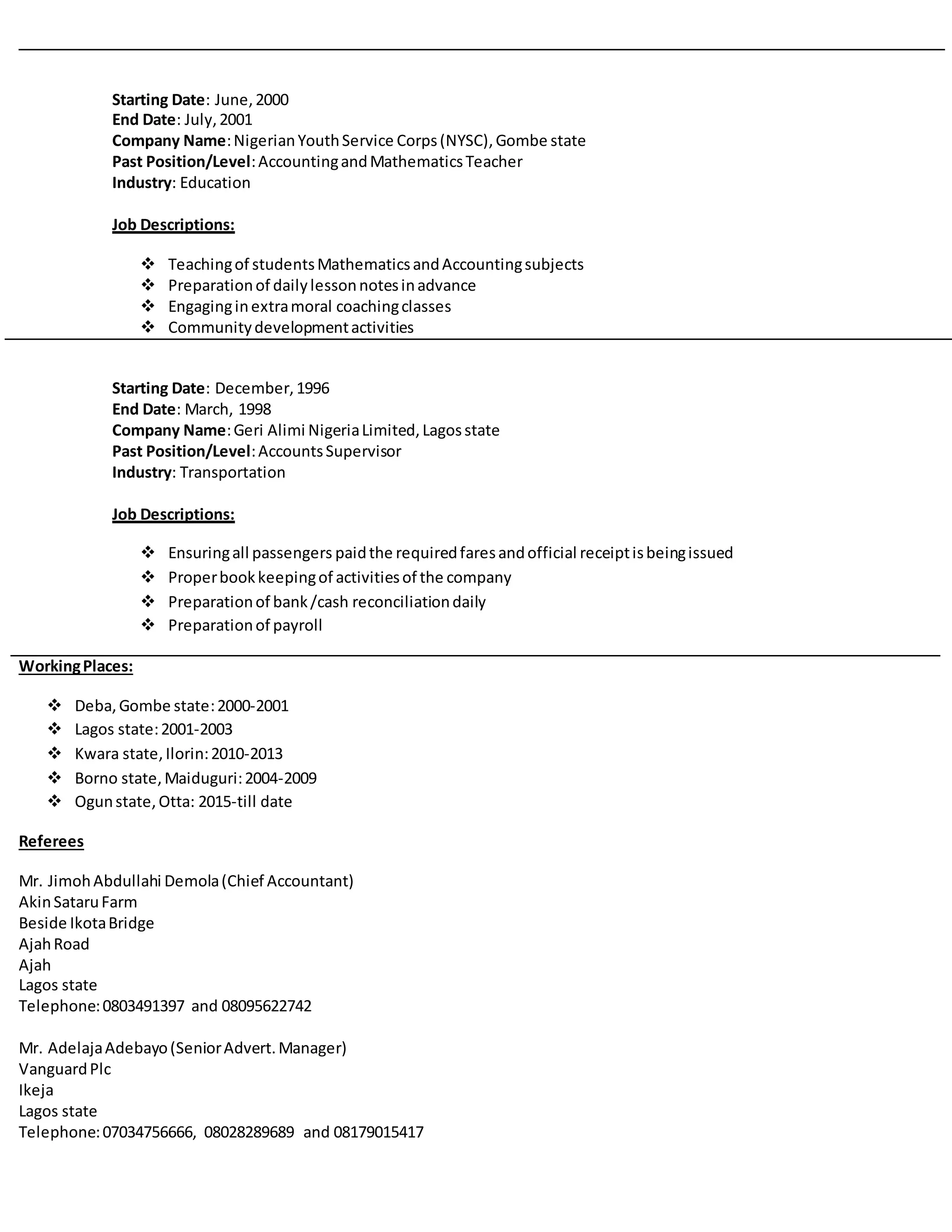 Abdulwahab Bashir Cv Pdf
