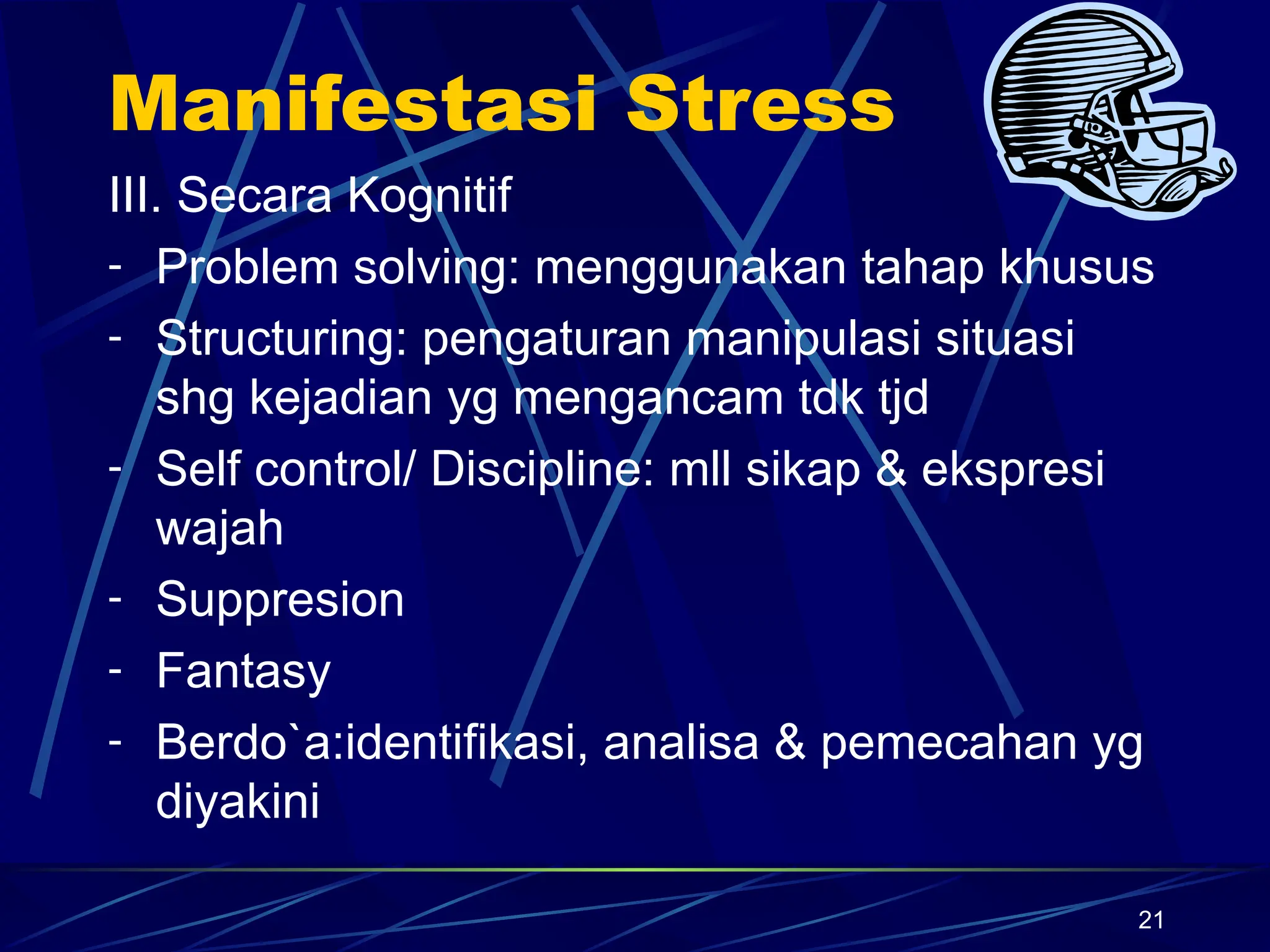 Konsep Stress Adaptasi - materi ppt kuliah | PPT