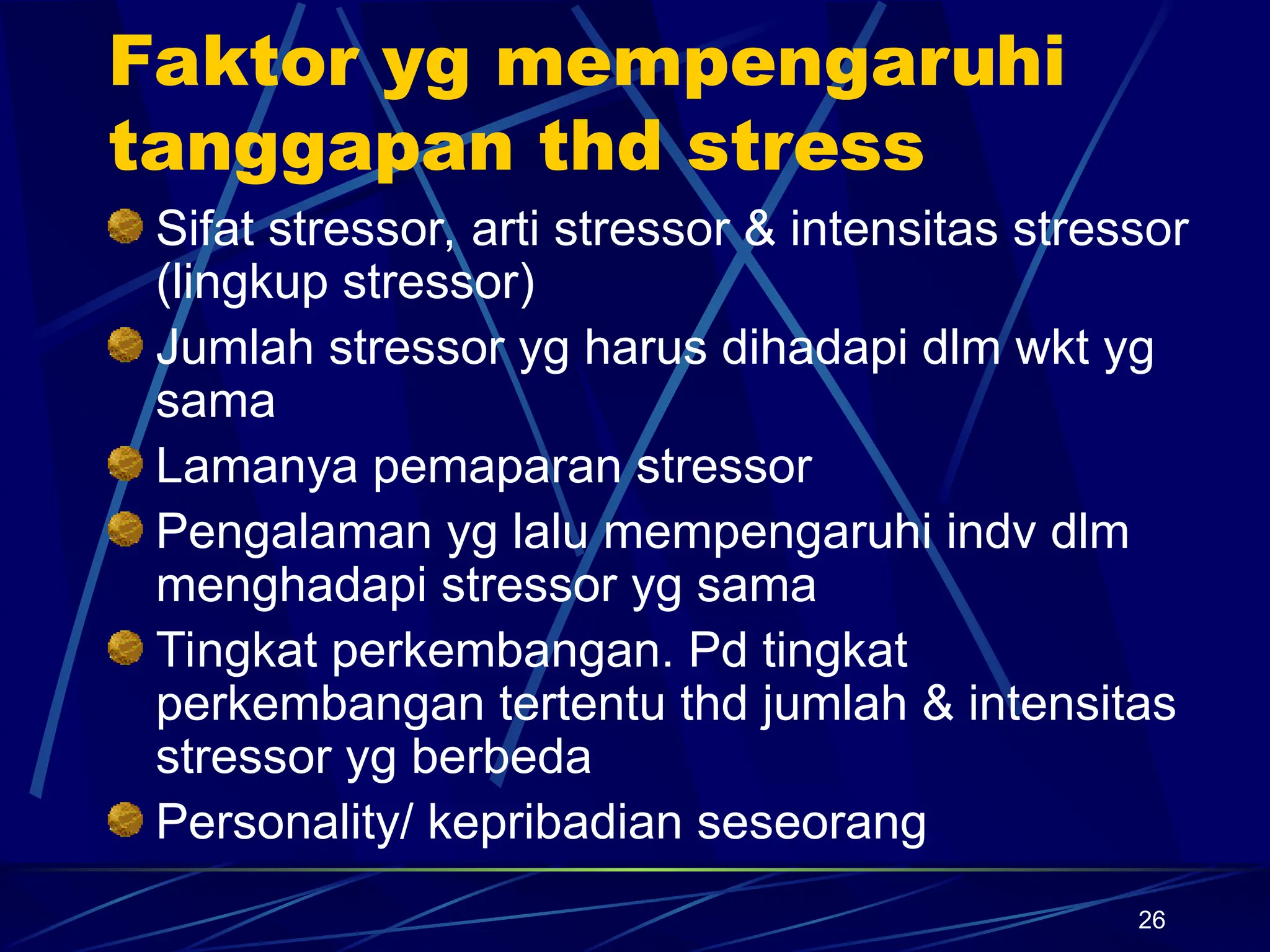 Konsep Stress Adaptasi - materi ppt kuliah | PPT