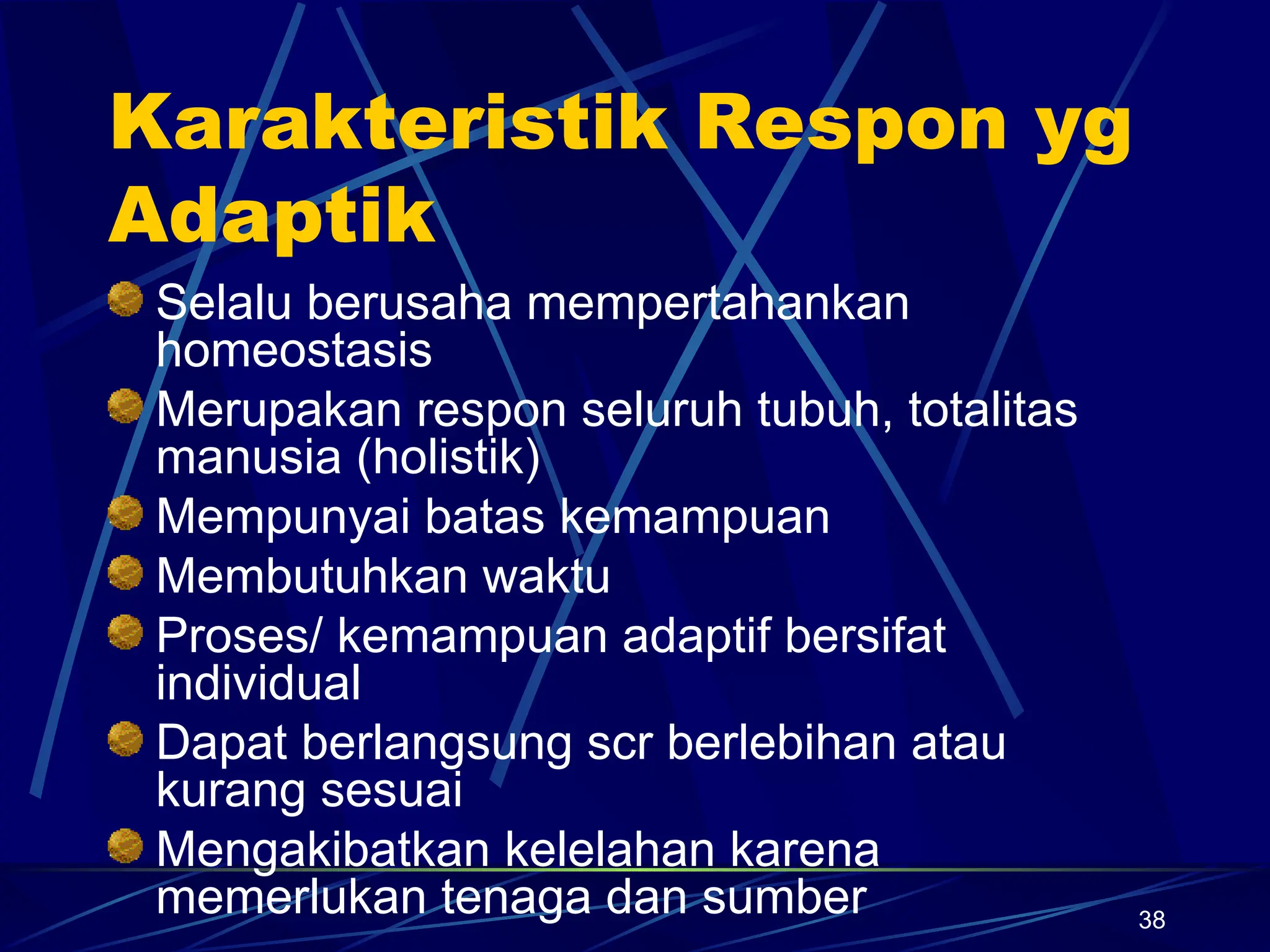 Konsep Stress Adaptasi - materi ppt kuliah | PPT