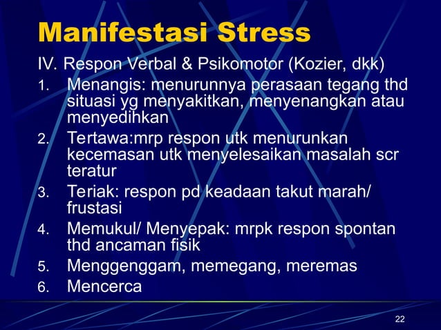 Konsep Stress Adaptasi - materi ppt kuliah | PPT