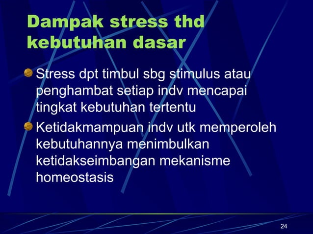Konsep Stress Adaptasi - materi ppt kuliah | PPT