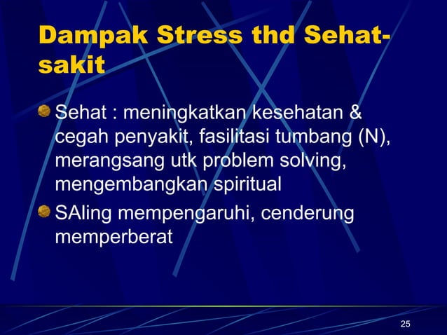 Konsep Stress Adaptasi - materi ppt kuliah | PPT