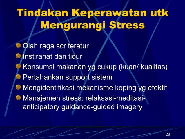 Konsep Stress Adaptasi - materi ppt kuliah | PPT