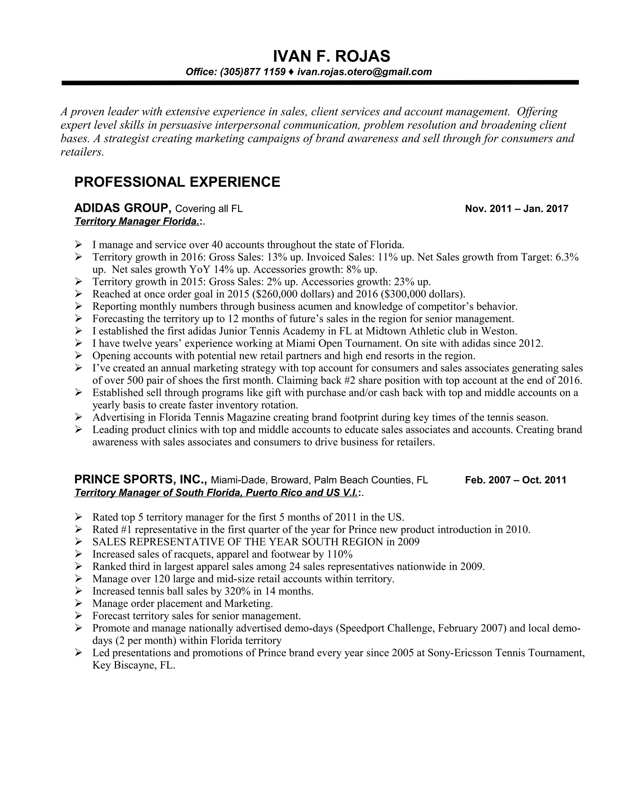 Ivan Rojas - Resume - A1 | DOC