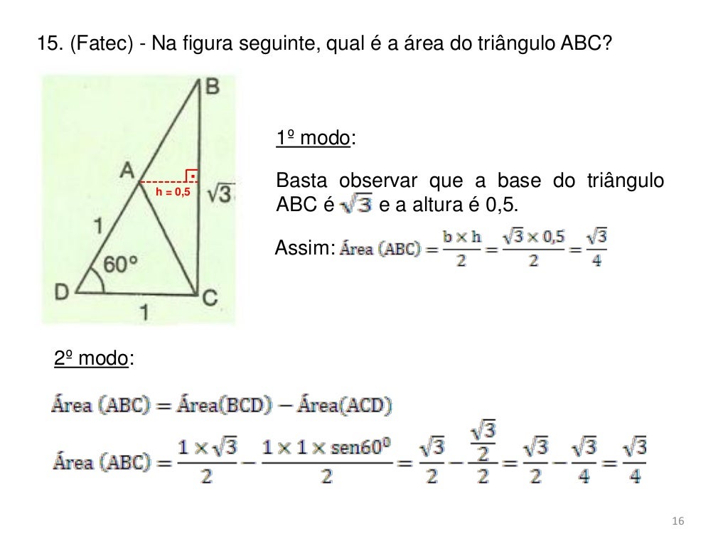 Lei Dos Senos Exercícios - RETOEDU